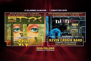 Styx & Kevin Cronin + Don Felder The Brotherhood of Rock Tour - Moline, IL - 2025-07-03 @ 2025-07-03