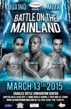 Battle on the Mainland - Vip Ringside Table - Presented by Savarese ...