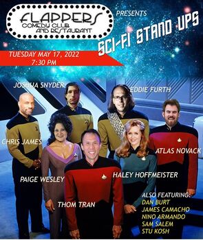Flappers Comedy Club Presents: Sci-fi Standups - Burbank, CA - 2022-05 ...