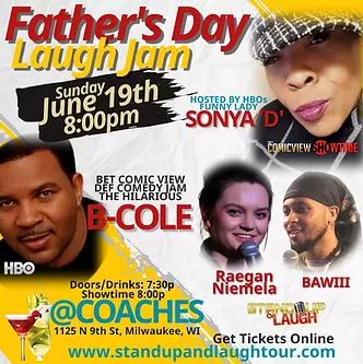 Father's Day Laugh Jam - Milwaukee, WI - 2022-06-19 @ 2022-06-19