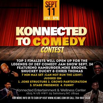 Konnected to Comedy Contest - Salisbury, NC - 2022-09-11 @ 2022-09-11