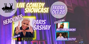 Standup Comedy Showcase Starring Paris Sashay - Arlington, VA - 2022-10-28 @ 2022-10-28