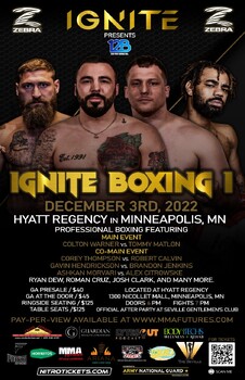 Ignite Fights - Live Professional Boxing! - Minneapolis, MN - 2022-12 ...