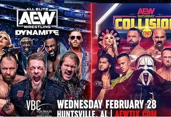 All Elite Wrestling - AEW Presents Dynamite/collision - Huntsville, AL ...