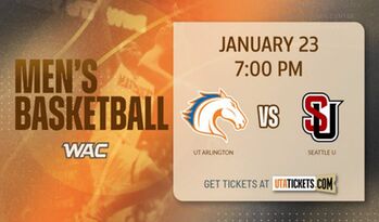 Texas-Arlington Mavericks - NCAA Men's Basketball vs Seattle Redhawks ...