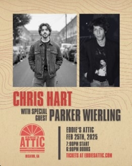 Chris Hart with special guest Parker Wierling - Decatur, GA - 2025-02 ...