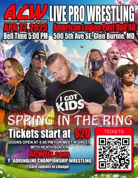 Adrenaline Championship Wrestling - ACW SPRING IN THE RING!!! Live ...