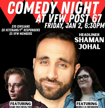 Comedy Night at VFW Post 67 - SACRAMENTO , CA - 2026-01-02 @ 2026-01-02